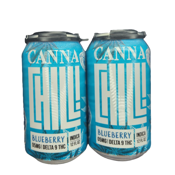 4 Pack - CannaChill Seltzers - 5mg Delta 9 THC – Surgeons, LLC